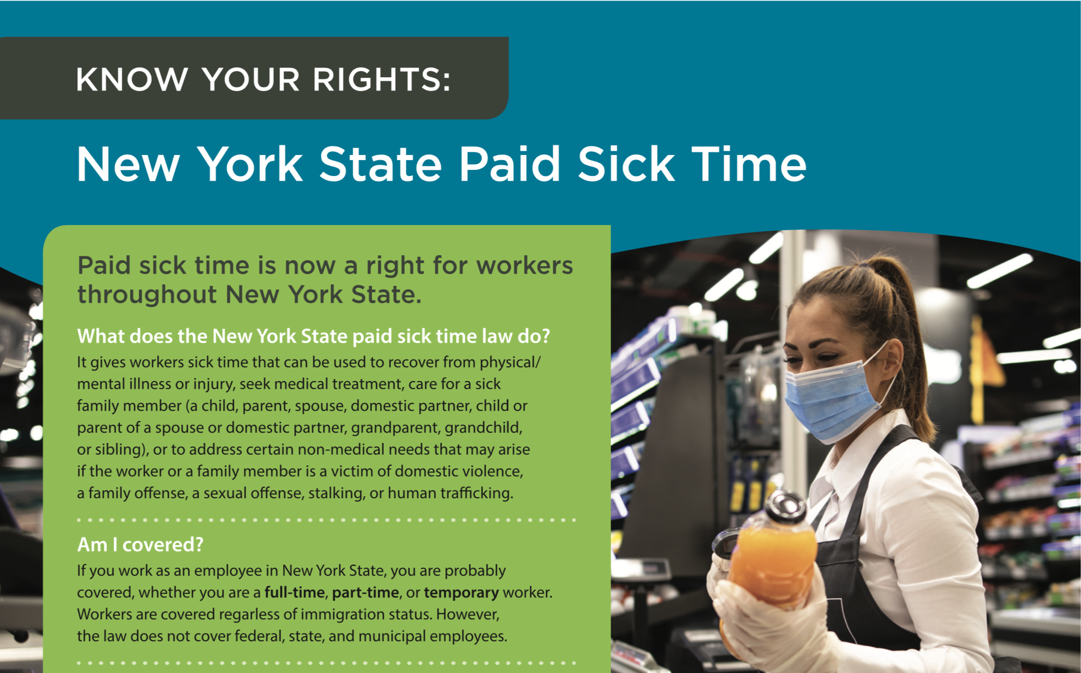 Know Your Rights: New York State Paid Sick Time (Flyer) – A Better Balance