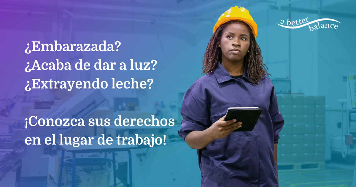 ¡Trabajadoras embarazadas y posparto, conozcan sus derechos en el lugar ...