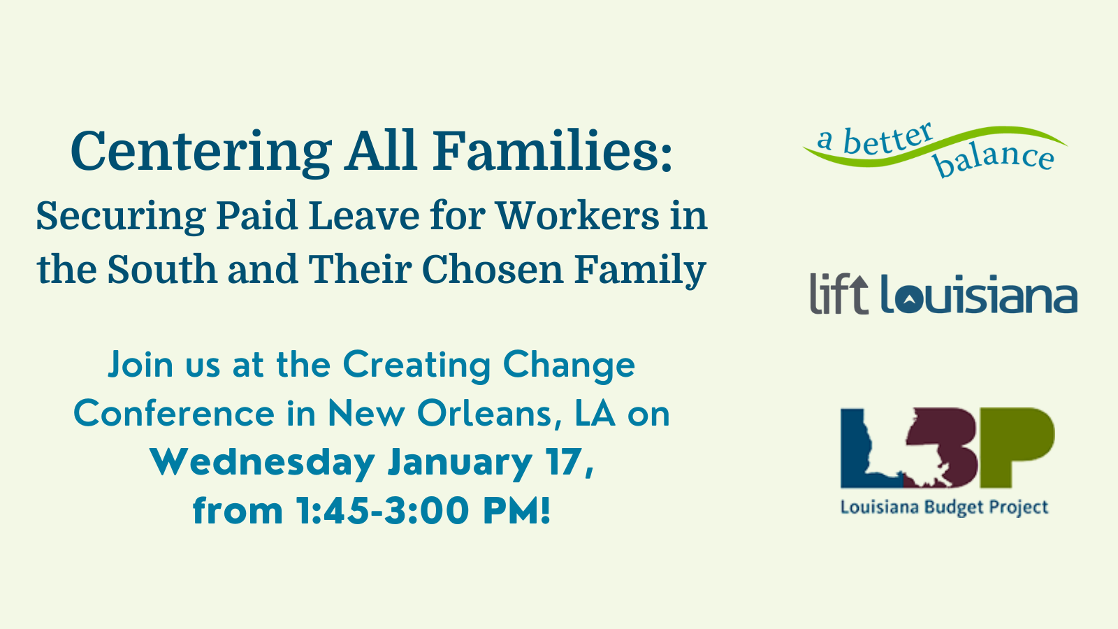 Centering All Families: Securing Paid Leave for Workers in the South ...