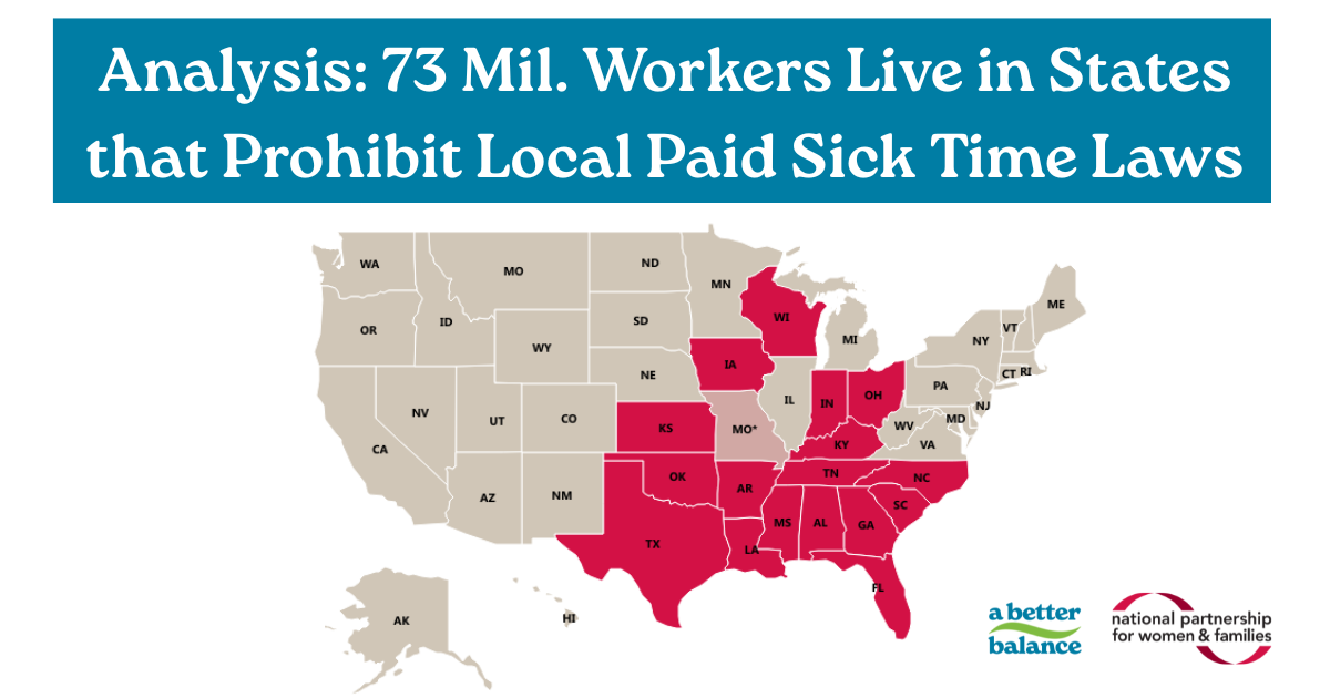 New Analysis: Nearly 73 Million Workers Live in States that Prohibit ...